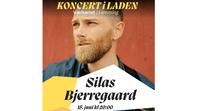 Silas Bjerregaard - intimkoncert plus support - Det sker i Silkeborg